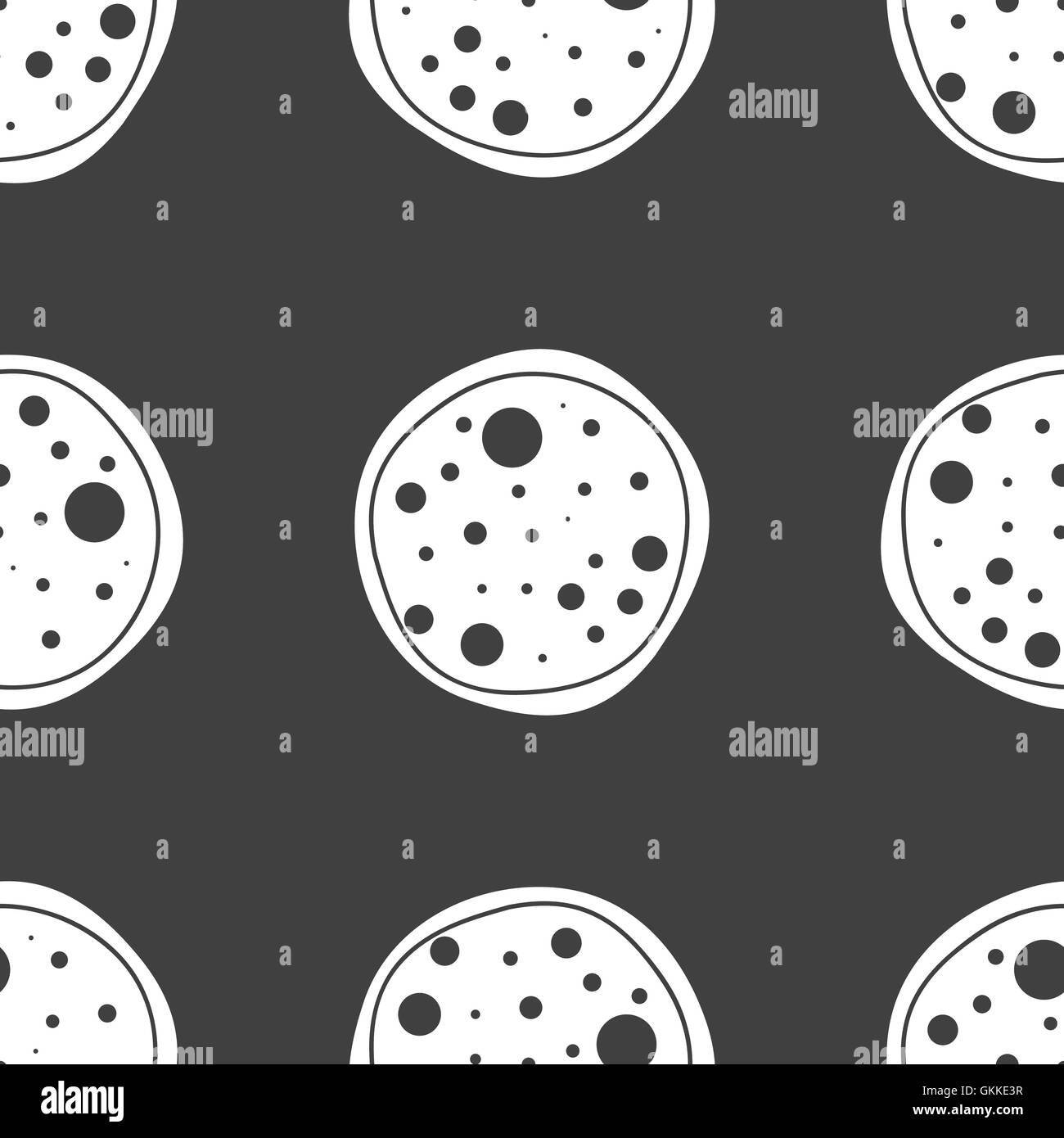 Pizza slice seamless vector Stock Vector Images - Alamy
