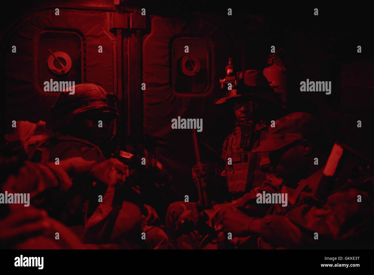 Ugandan Special Forces soldiers, part of AMISOM, prepare in an armored ...