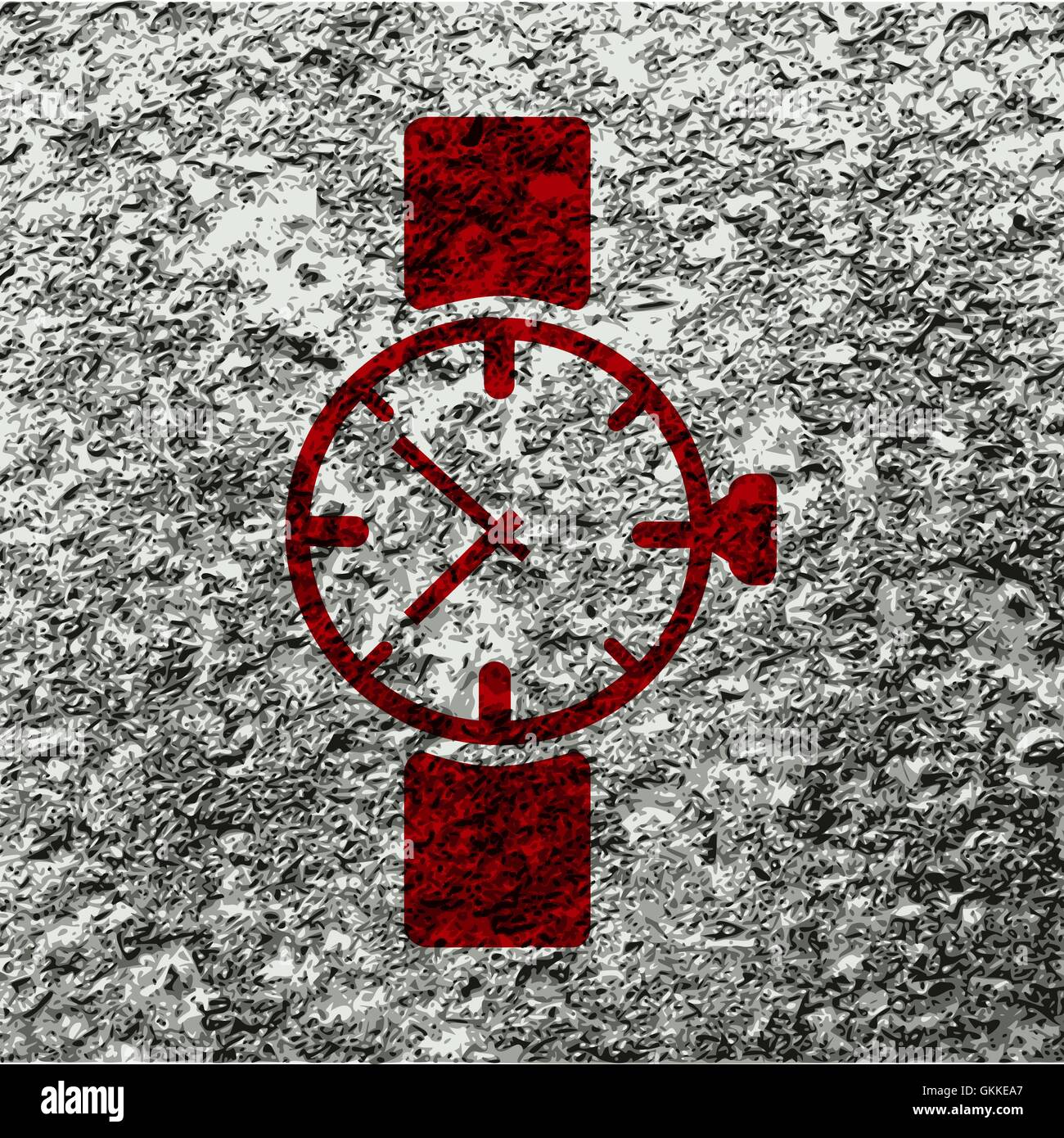 Digital clock face Stock Vector Images - Alamy