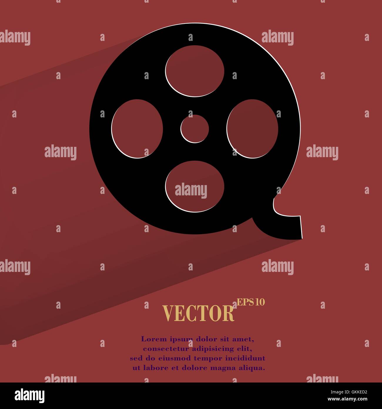 Long film Stock Vector Images - Alamy