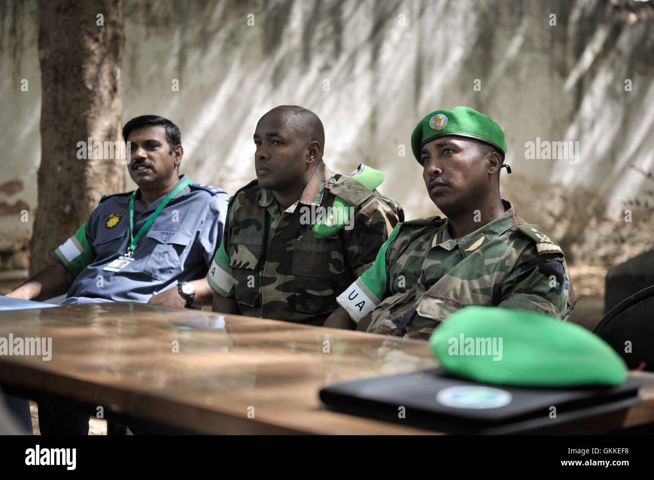 AMISOM Deputy Force Commander Major General Geoffrey Baraba Muheesi and ...