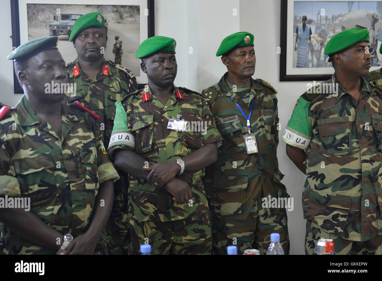 Senior military officials attend the Burundi Independence Day ...