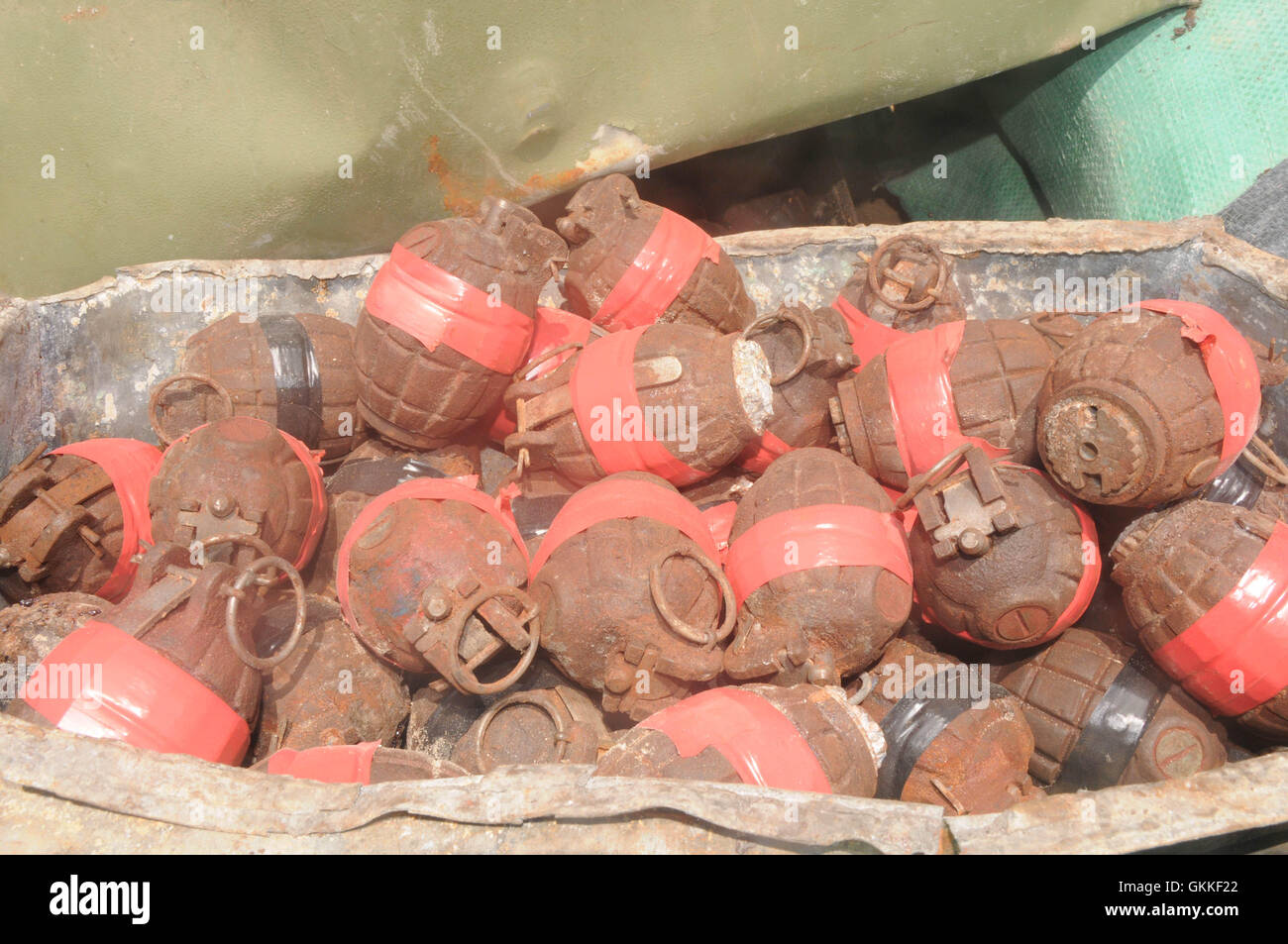 AMISOM and the Somali National Army recover a range of weapons and ...