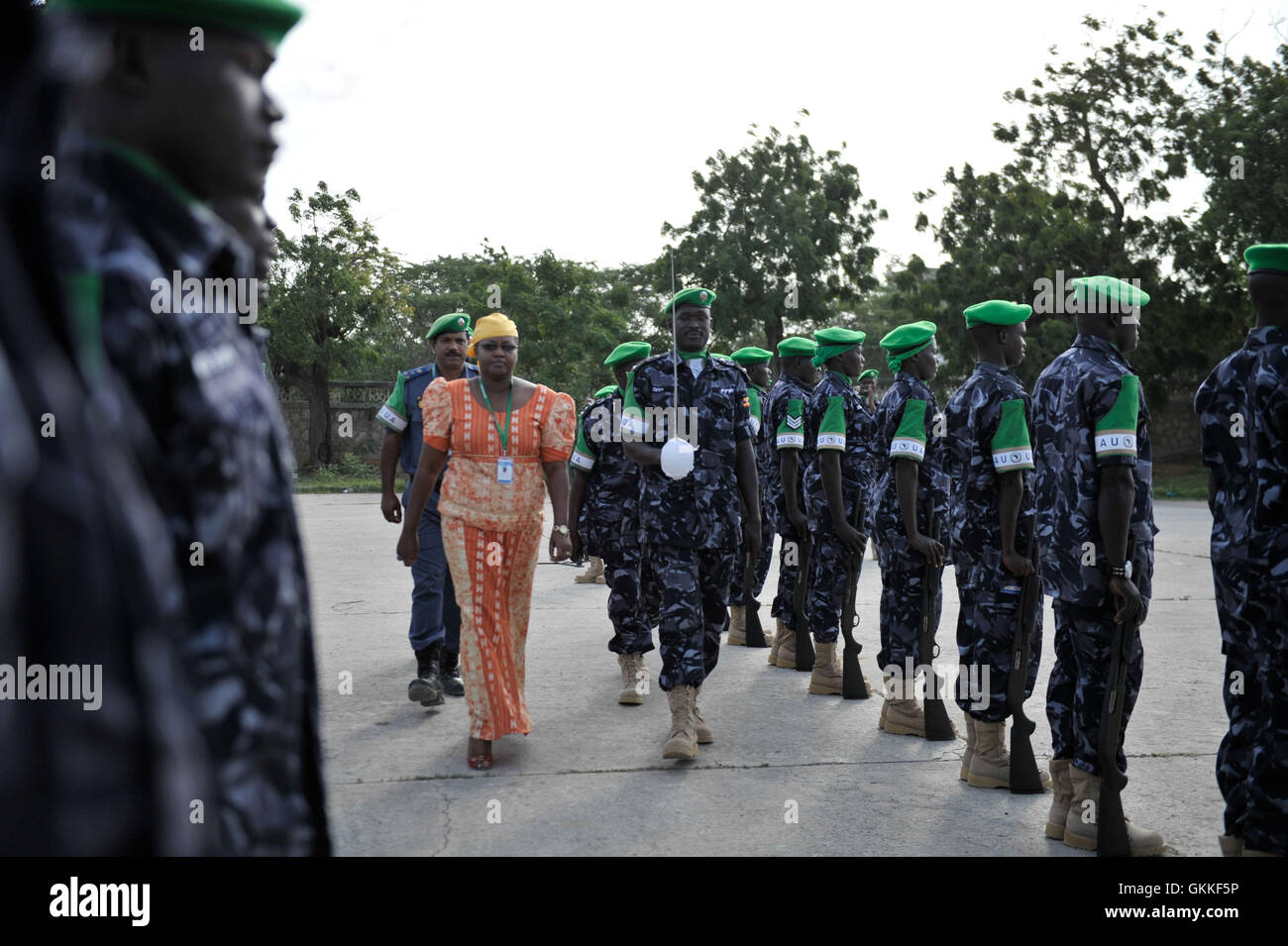 Lydia Wanyoto Mutende, Acting SRCC of AMISOM, attends the closing ...