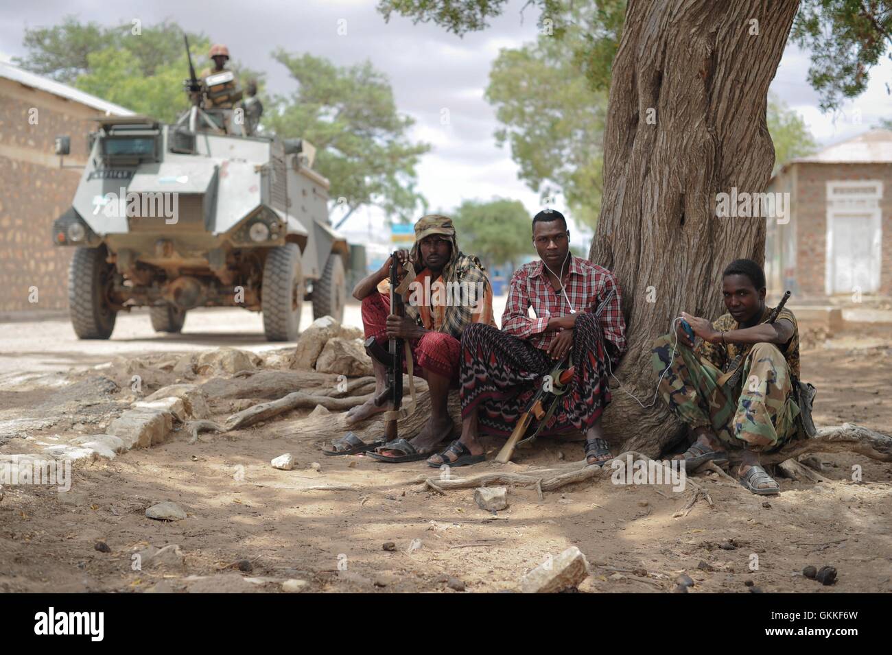On August 12, members of the Somali National Army were stationed in ...