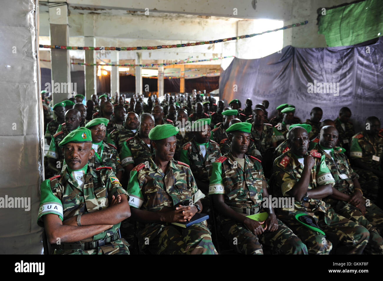 AMISOM Force Commander General Silas Ntigurirwa attended a ceremony to ...