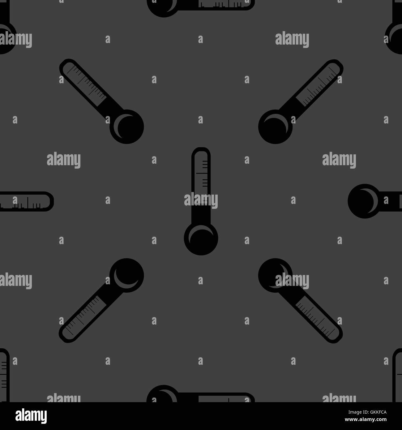 Thermometer. web icon. flat design. Seamless gray pattern Stock Vector Image & Art - Alamy