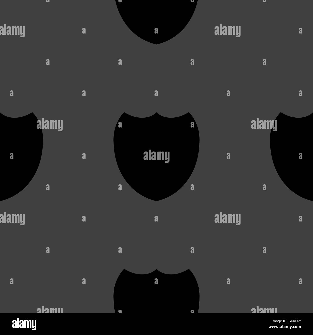 Shield protection web icon. flat design. Seamless pattern Stock Vector ...