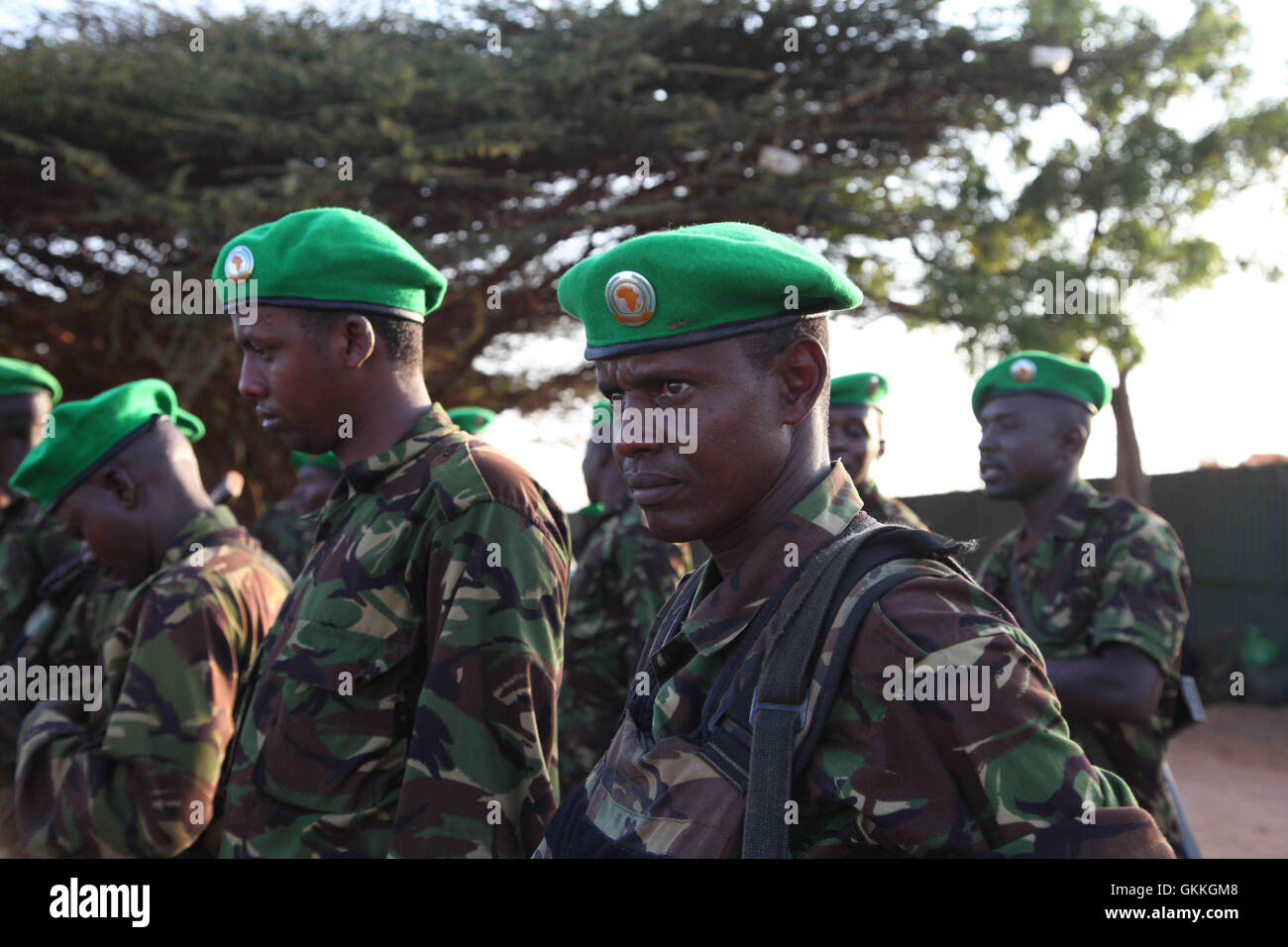 KDF troops prepare to depart Kismayo, Somalia, on December 9 after completing a year-long ...