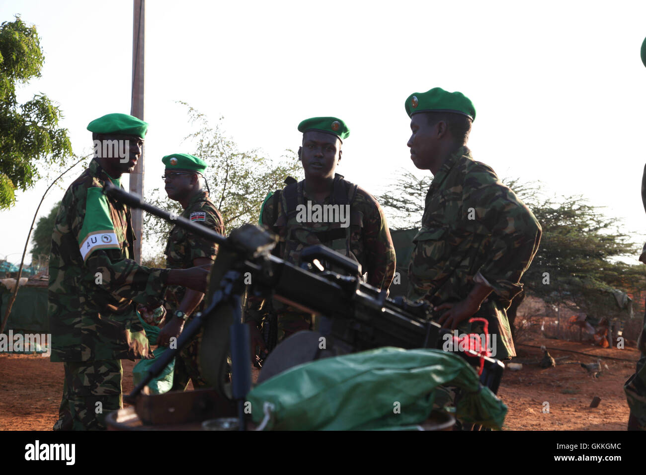 On December 9, Kenyan Defence Forces (KDF) troops prepare to depart after completing over one ...
