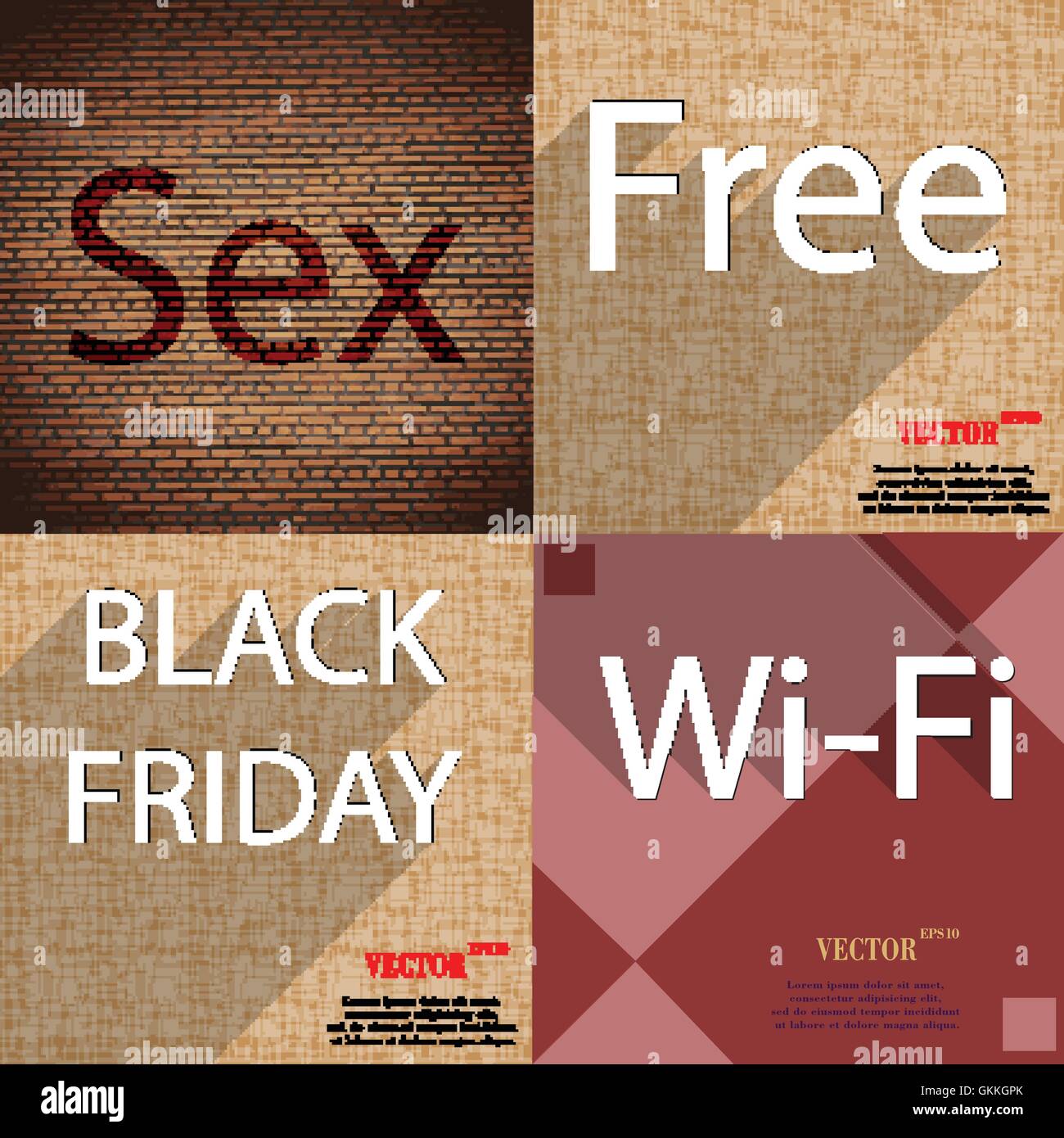 Set of the most popular web design icons on abstract background Stock ...