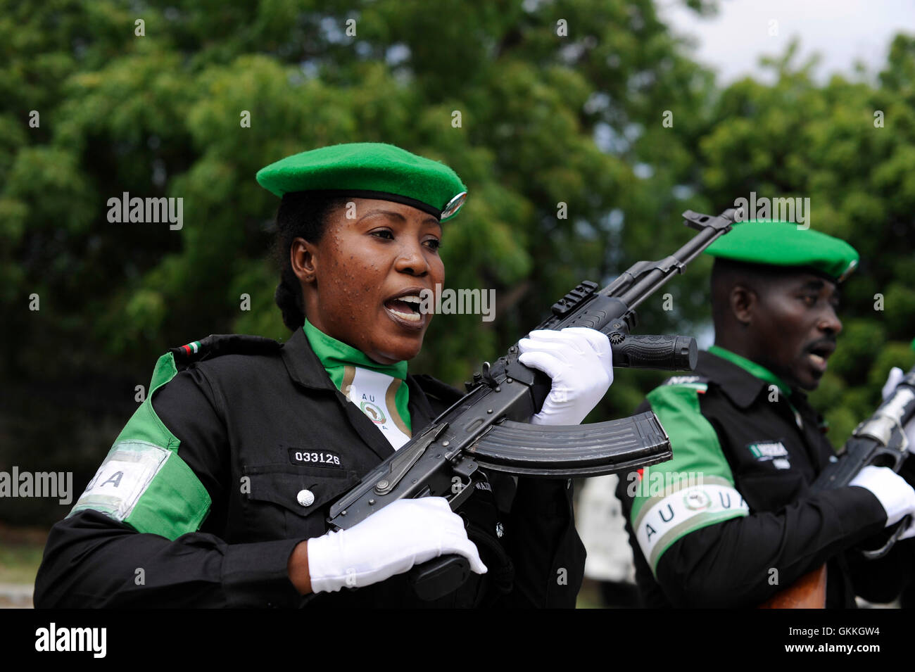 On December 5, 2014, a female Nigerian AMISOM Police officer observed ...