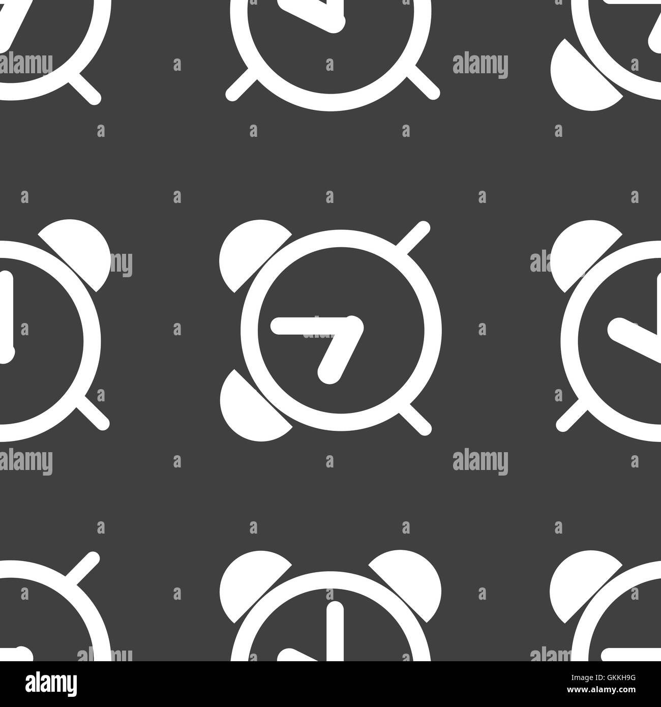 Seamless black and white clock hi-res stock photography and images - Alamy