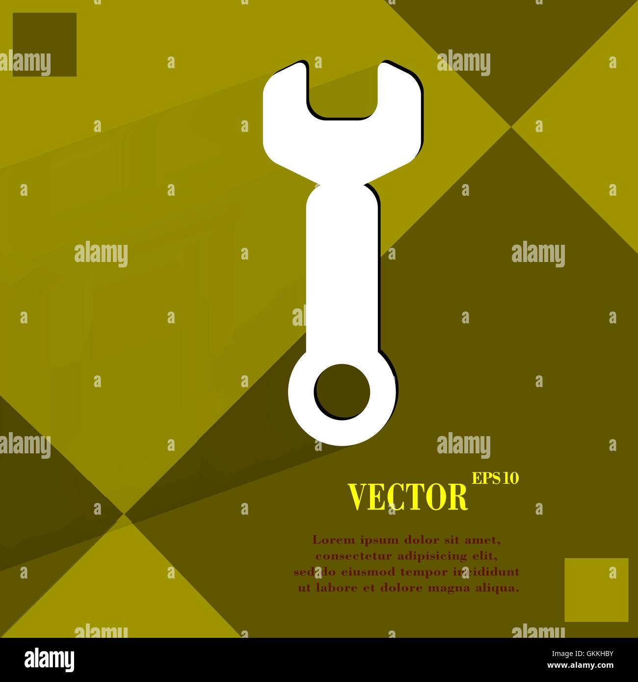 Work tool spanner on Stock Vector Images - Alamy