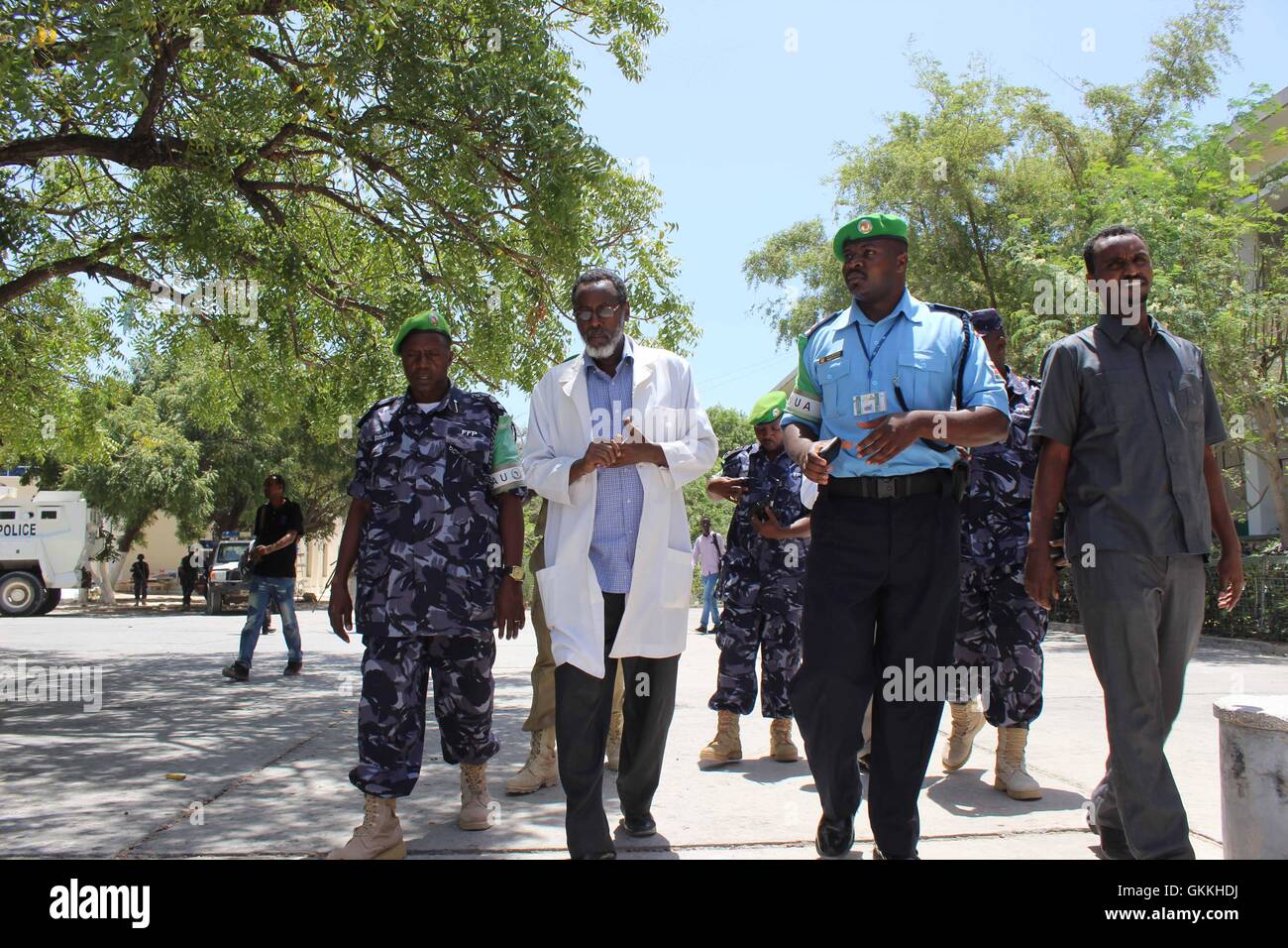 AMISOM Formed Police Unit 3rd contingent Commander Bamuzibire Samuel ...