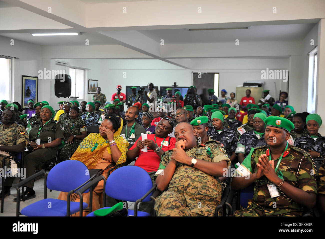 On March 8, 2015, AMISOM female peacekeepers in Mogadishu celebrate ...