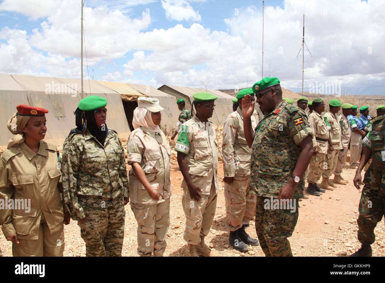 On March 23, 2015, Uganda Contingent Commander Brig. Sam Kavuma greeted ...