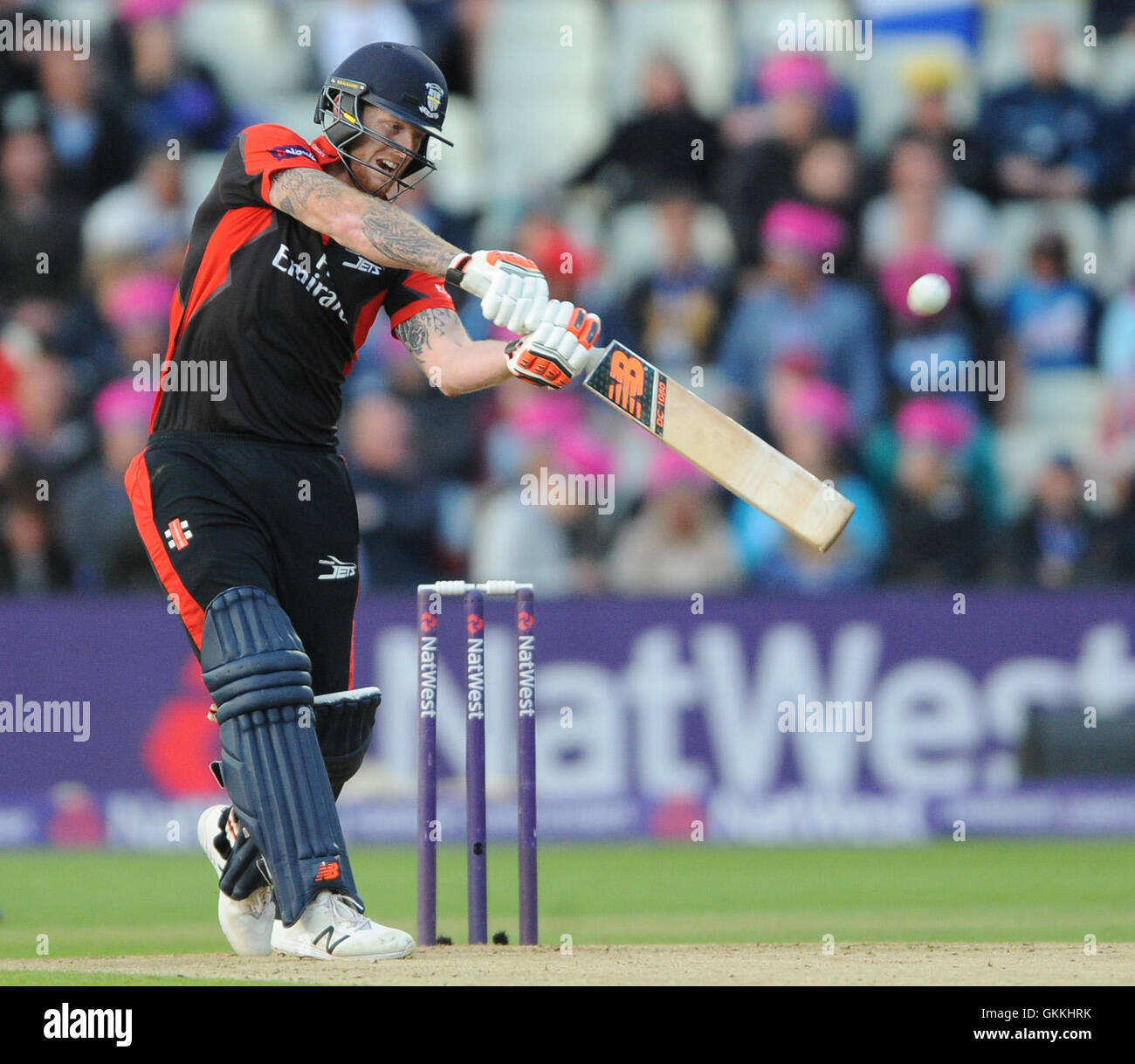 Durham Jets' Ben Stokes plays a shot during the NatWest T20 Blast ...