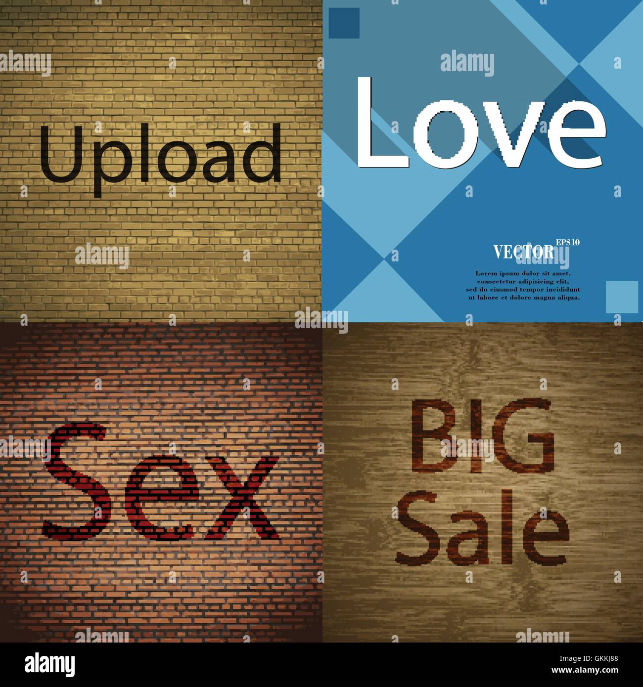 Set of the most popular web design icons on abstract background Stock ...