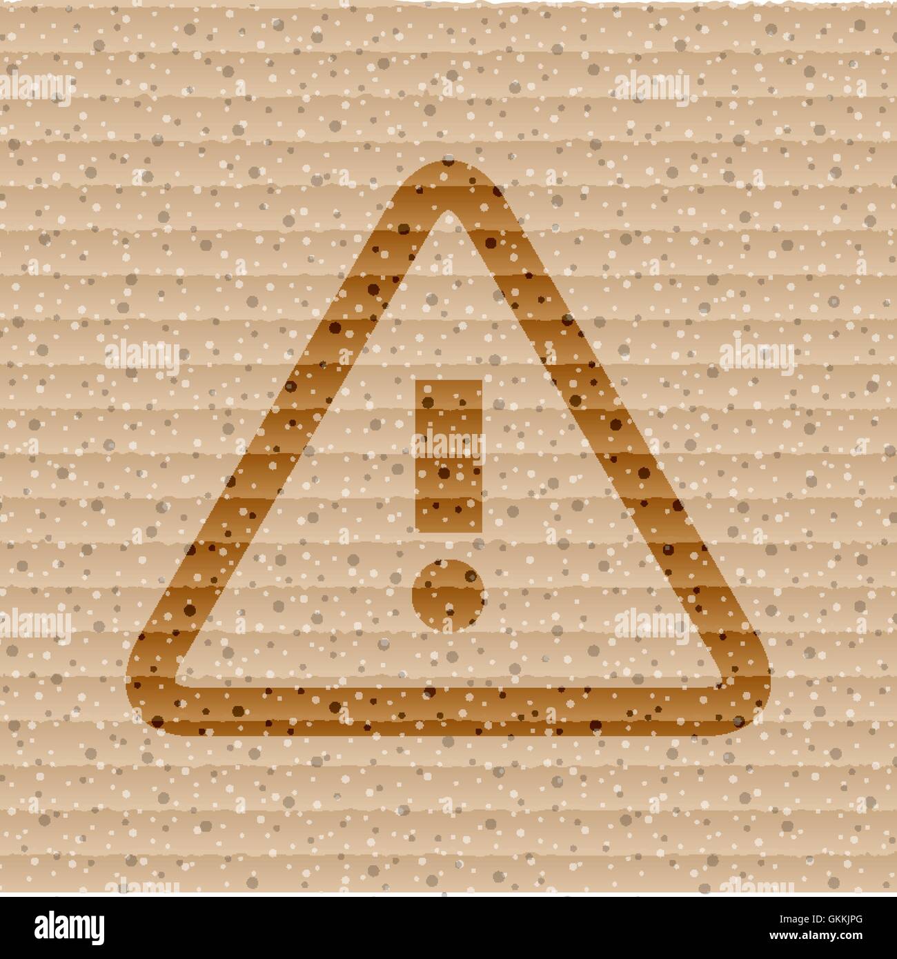 danger. exclamation mark. Flat modern web button and space for your ...