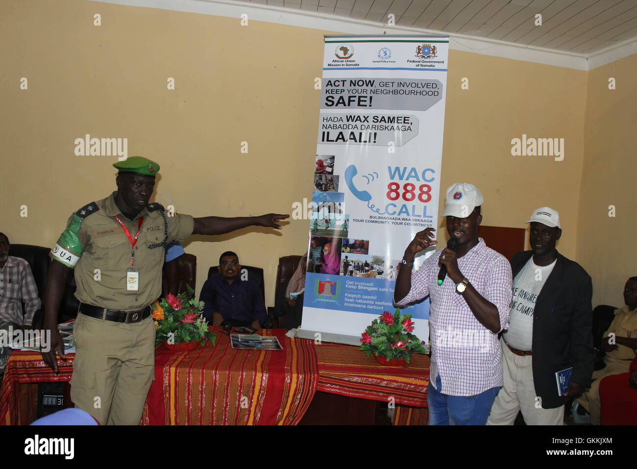 On May 26, 2015, AMISOM Police Officer John Onekalit spoke about the ...