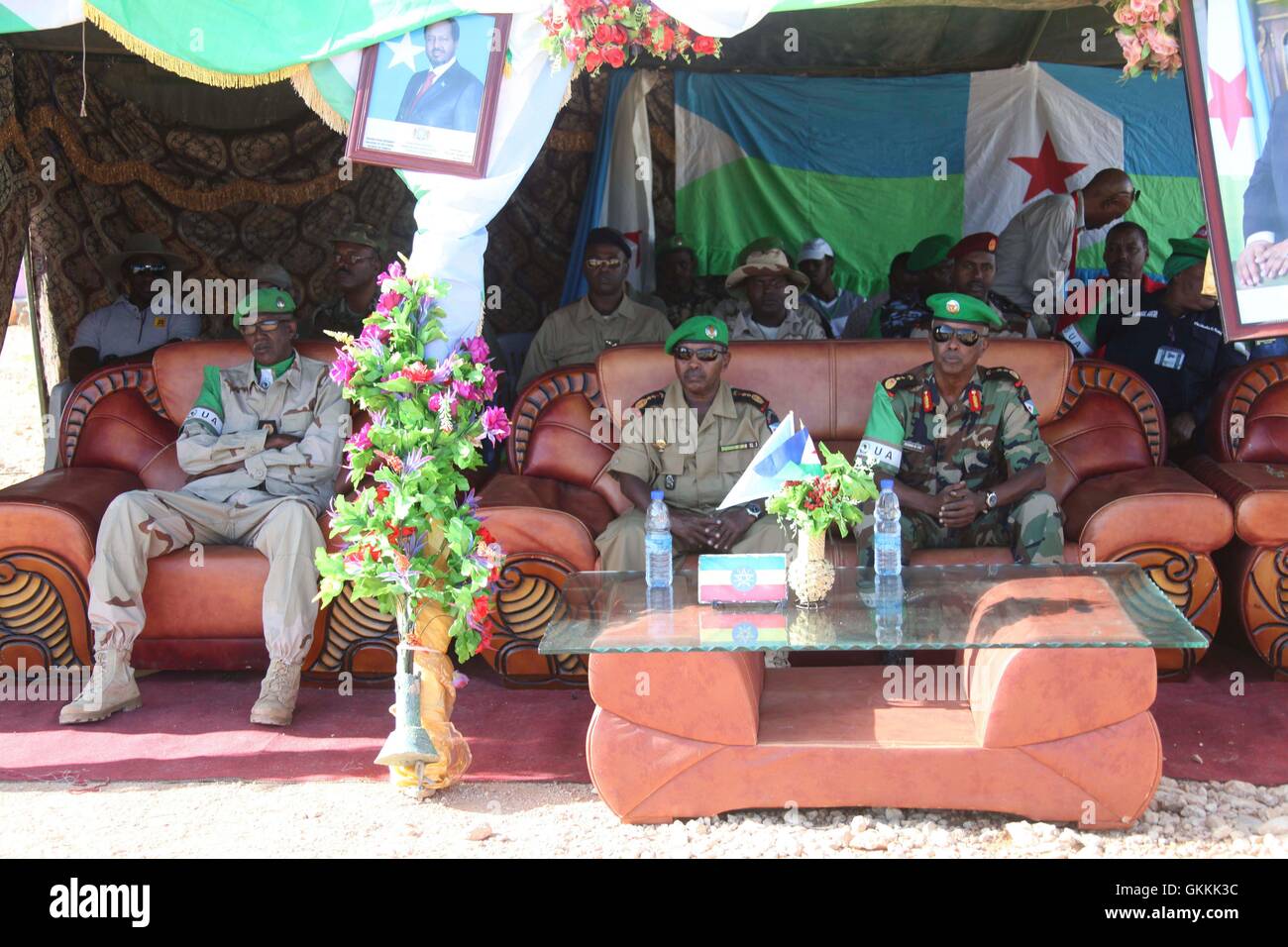 On June 6, 2015, Major Ali Dhere of AMISOM’s Djiboutian contingent, Col ...