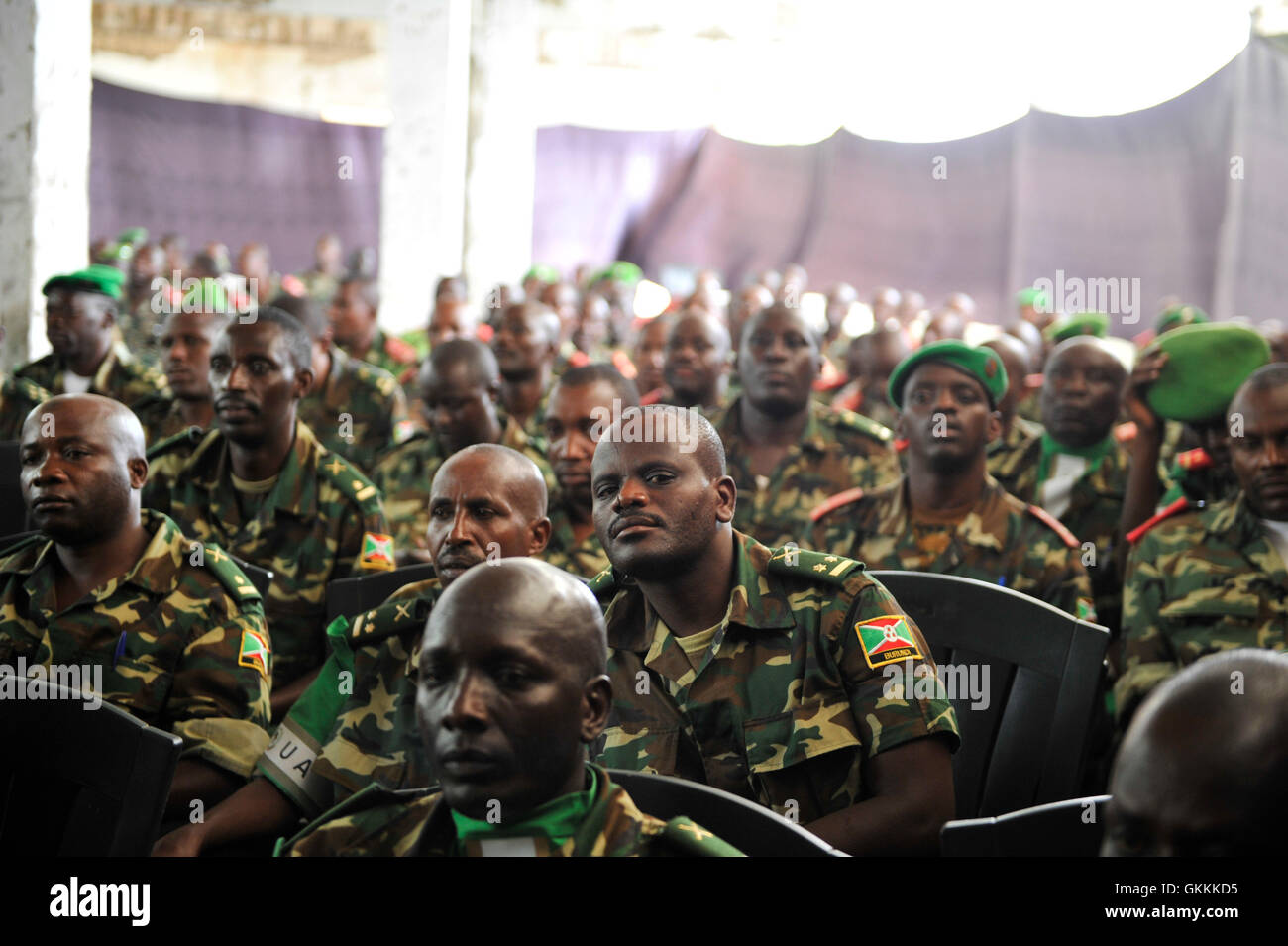 Burundian soldiers under the African Union Mission in Somalia (AMISOM ...