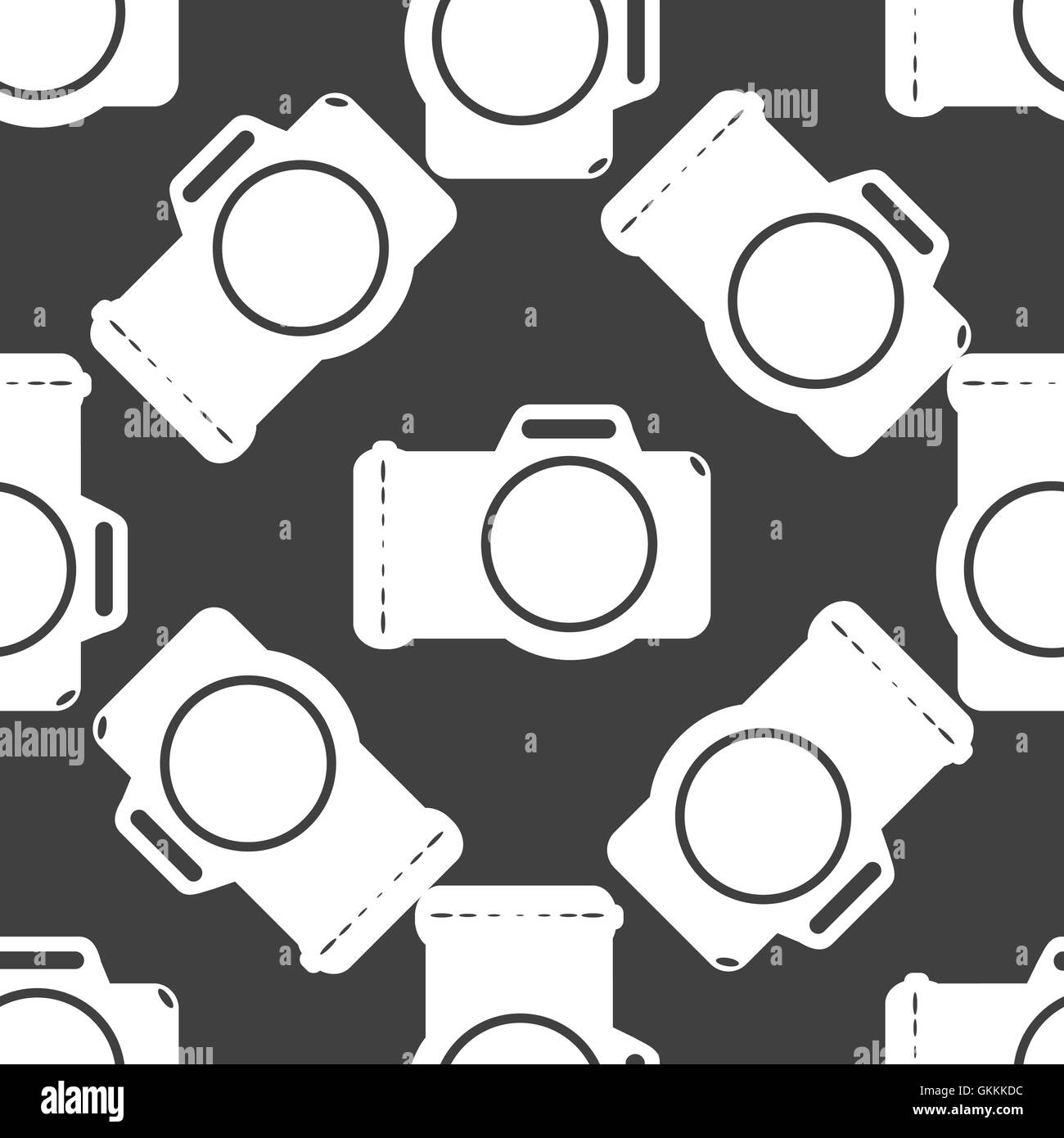 Vector camera pattern Cut Out Stock Images & Pictures - Alamy