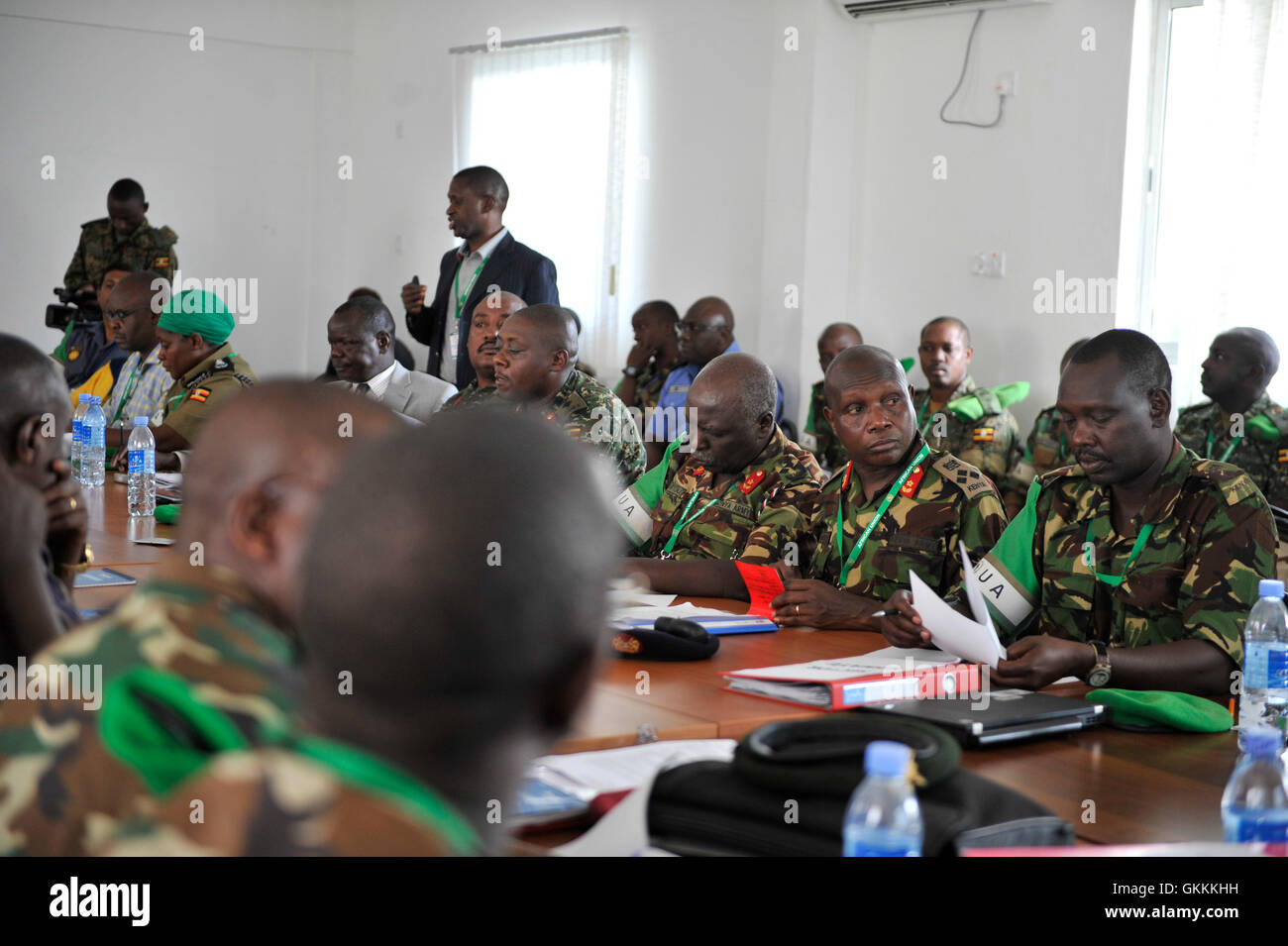 Deputy SRCC Hon. Lydia Wanyoto Mutende opens a meeting of the AU Adhoc ...