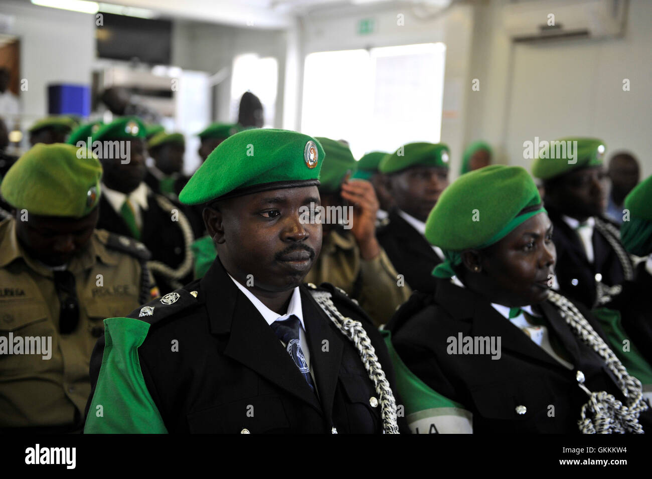 Ugandan Police officers serving with AMISOM participate in their ...
