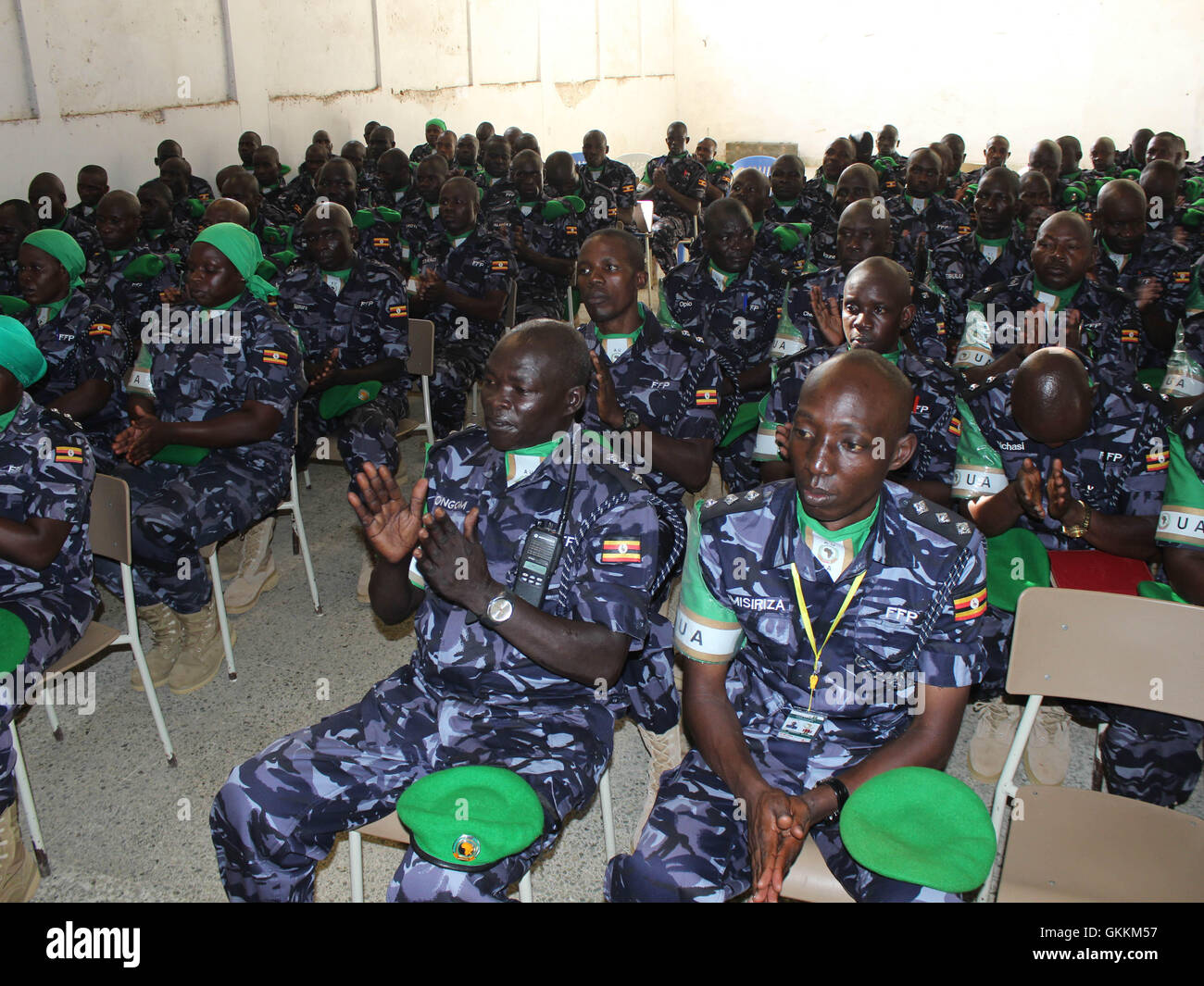 On August 10, 2015, newly deployed Ugandan police officers from the ...