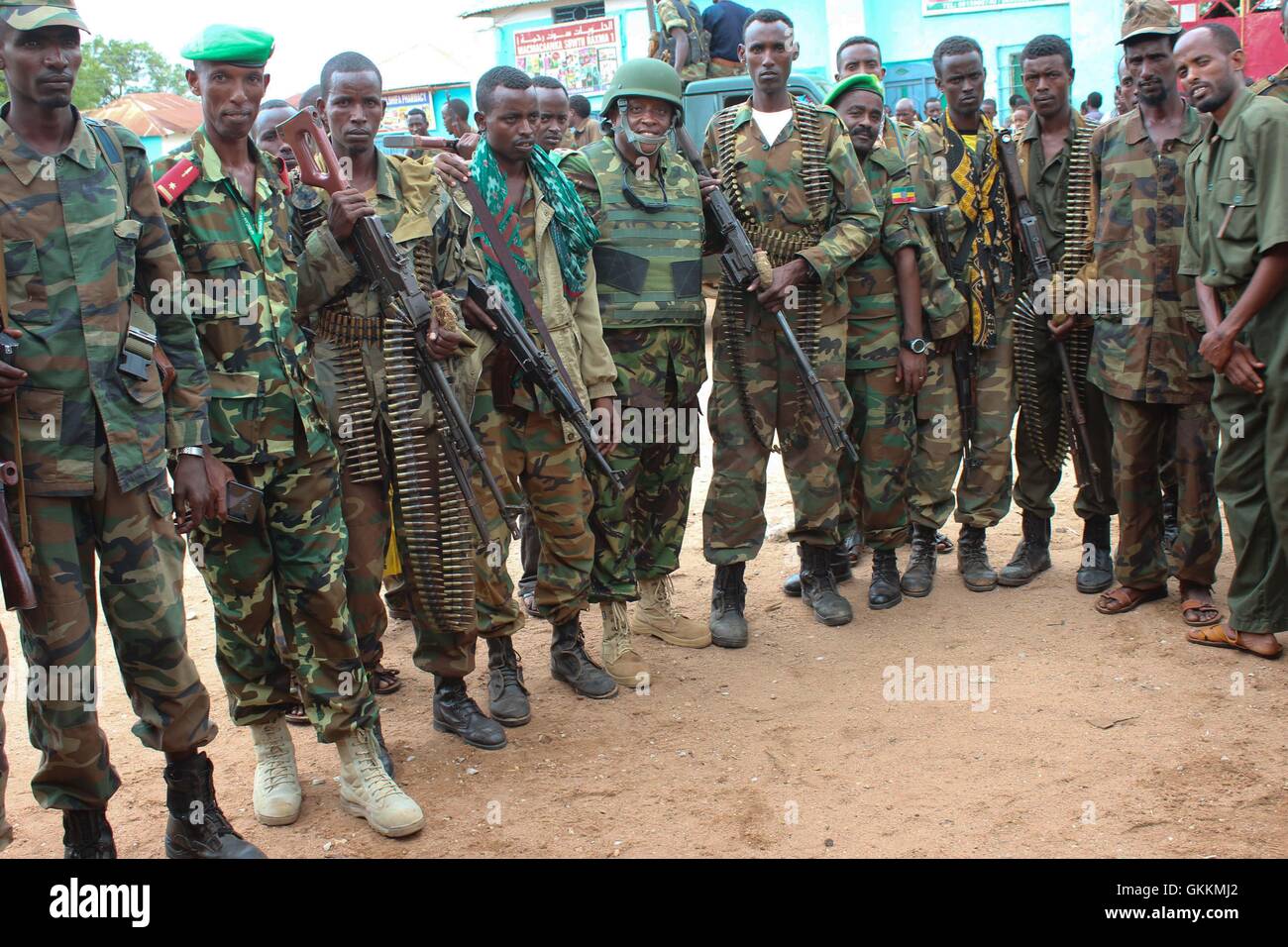 On August 13, 2015, Somali National Army (SNA) soldiers, supported by ...