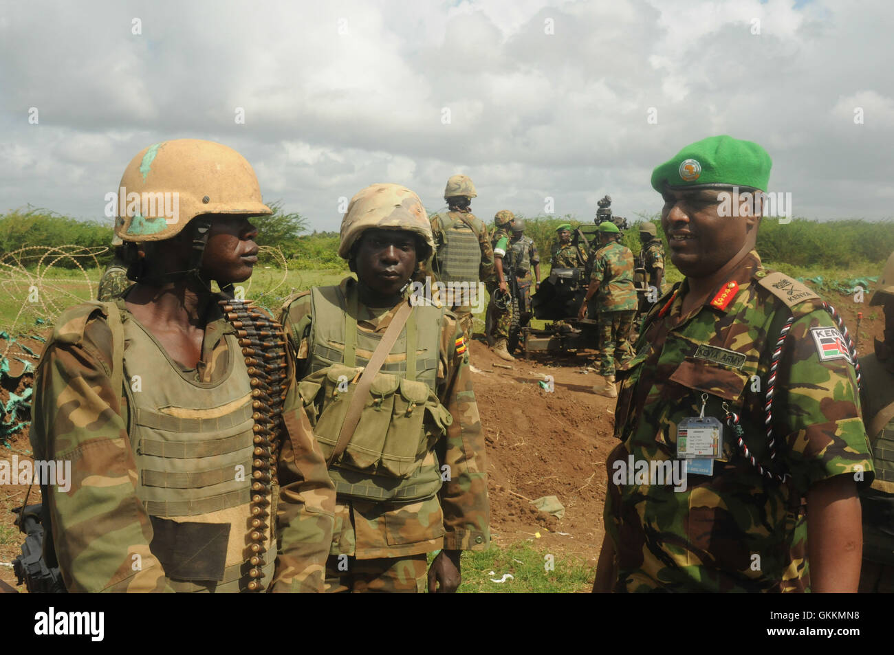 Lt. Gen. Jonathan Rono, AMISOM Force Commander, and Brig. Gen. Sam ...