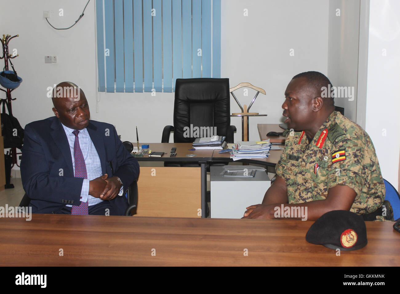 On August 27, 2015, Lt. Gen. Charles Angina, Uganda's Deputy Chief of ...
