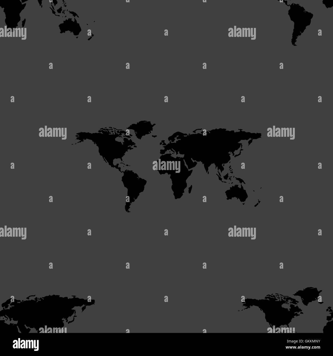 World map web icon. flat design. Seamless gray pattern Stock Vector ...