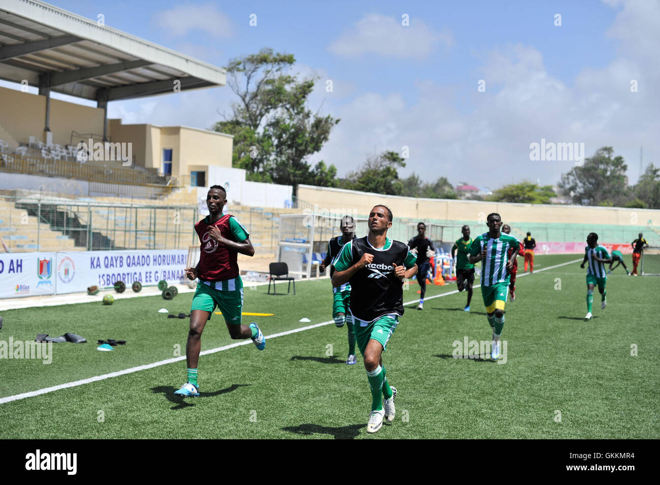 On August 29, 2015, the Somalia national soccer team trained at Banadir ...