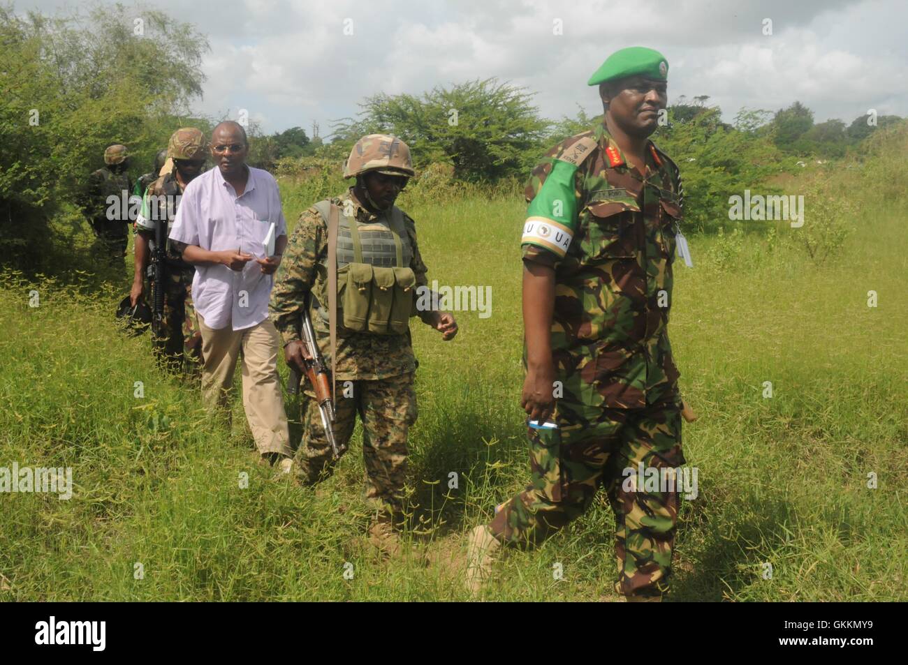 Lt. Gen. Jonathan Rono, Force Commander of AMISOM, and Brigadier Sam ...