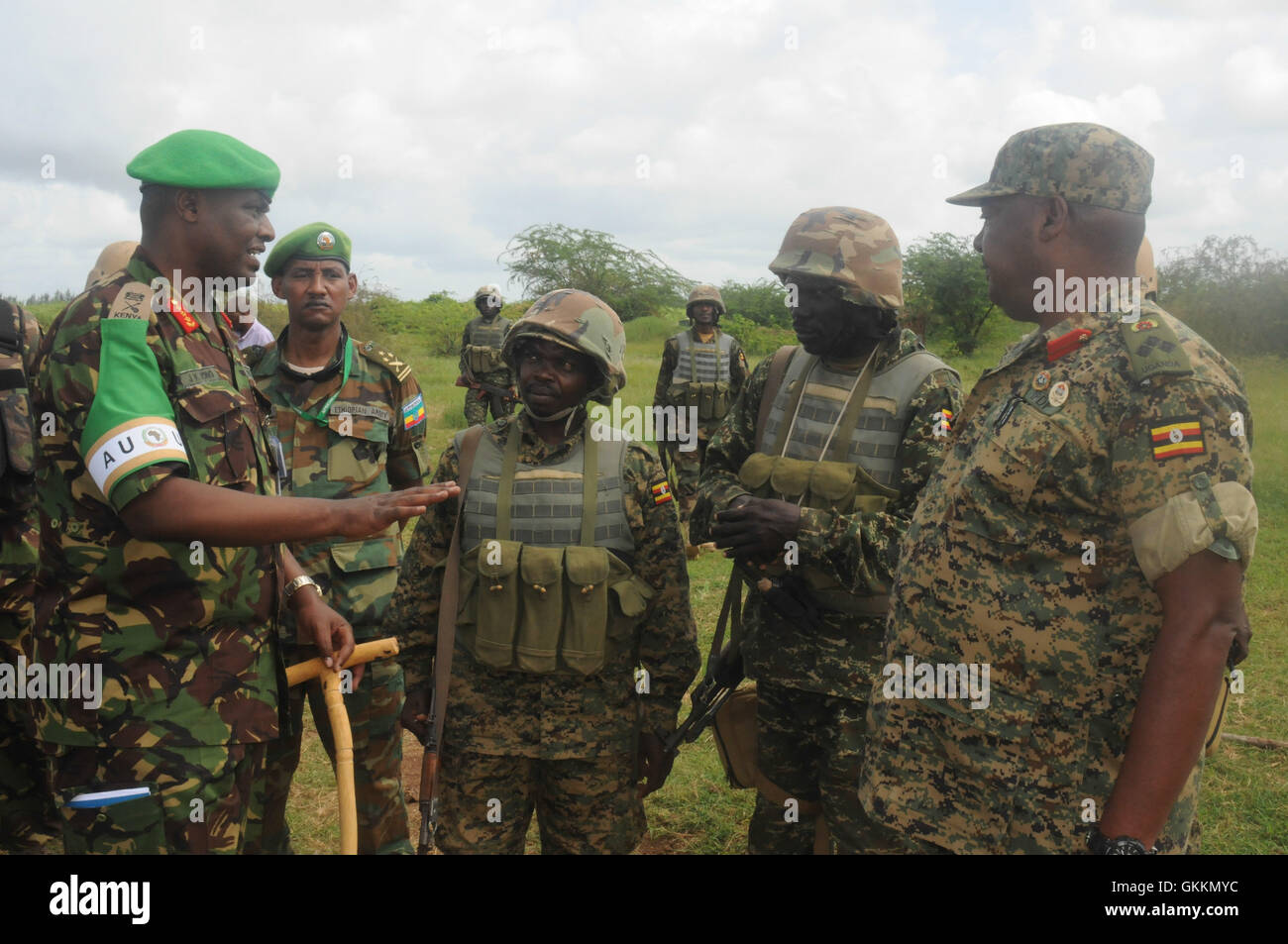 Lt. General Jonathan Rono and Brigadier Sam Kavuma, leaders of AMISOM ...