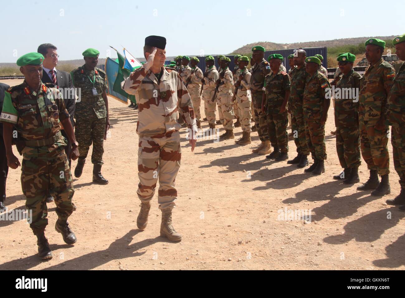 AMISOM Sector IV Commander Col. Abdourahman Dhembil welcomes EU Special ...