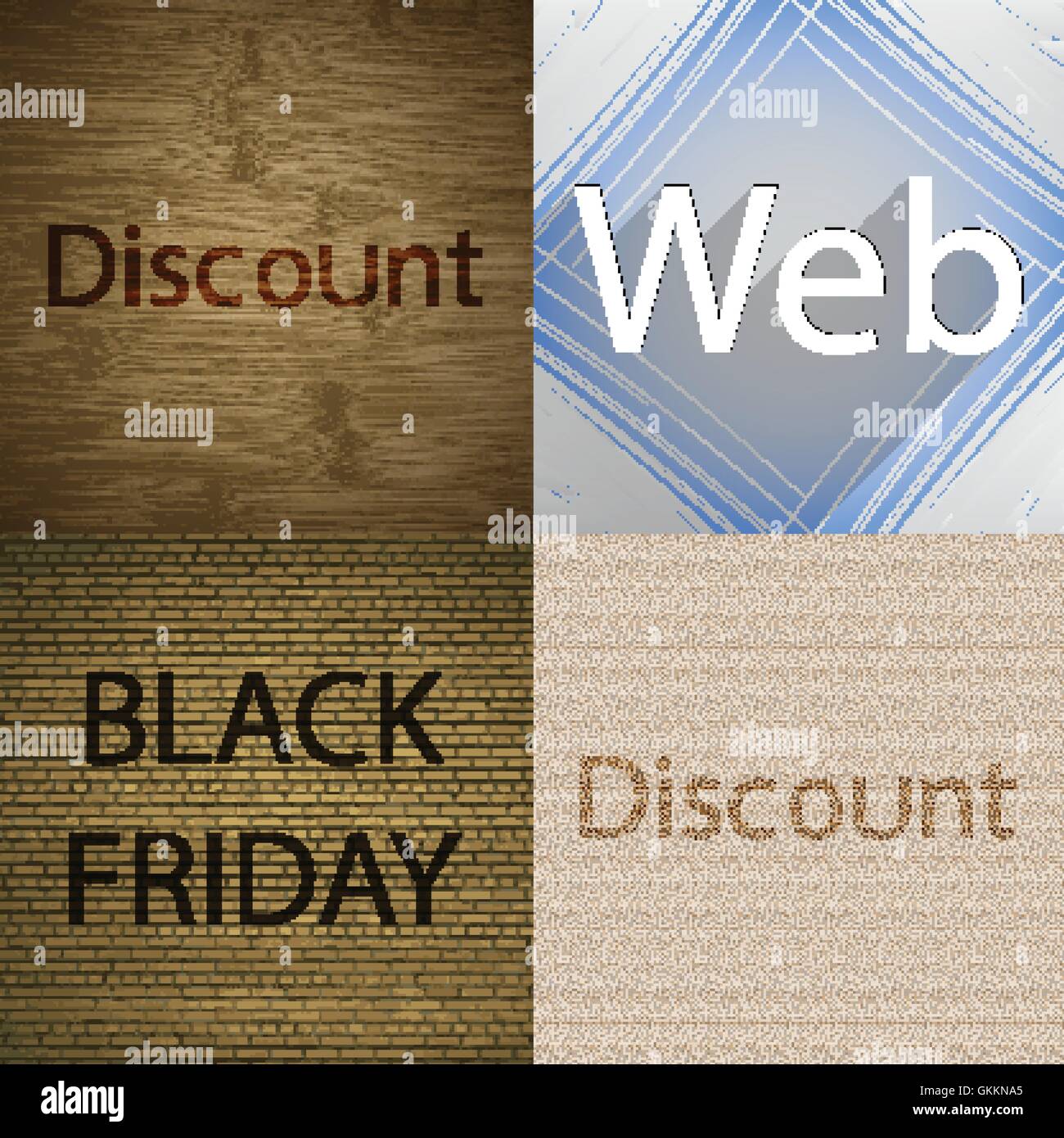 Set of the most popular web design icons on abstract background Stock ...