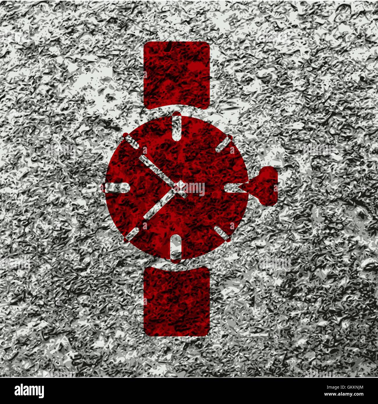 Watch,clock. Flat modern web button and space for your text Stock Vector Image & Art - Alamy
