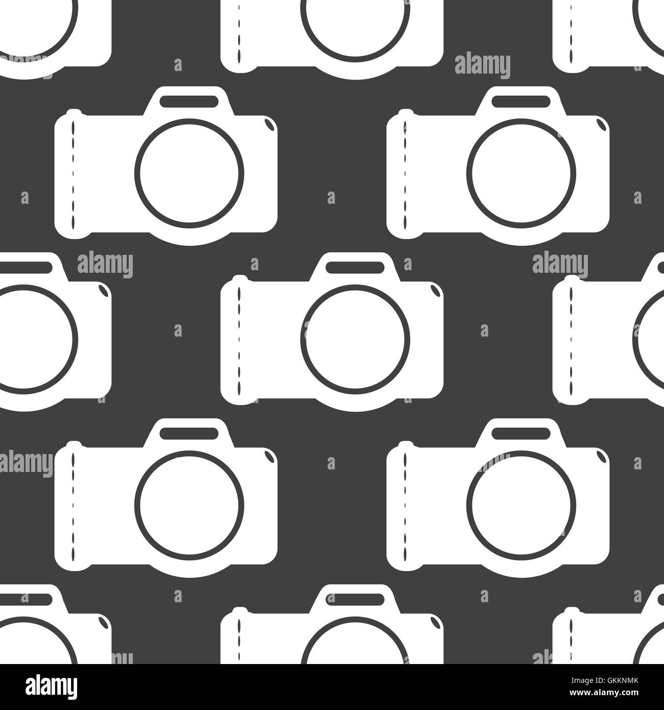 Vector camera pattern Cut Out Stock Images & Pictures - Alamy