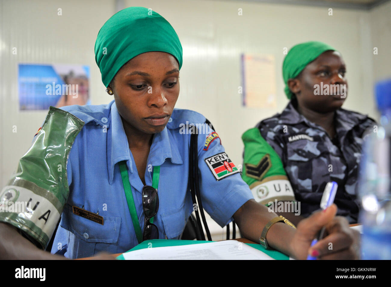 AMISOM gender focal point officers attend a training session on ...