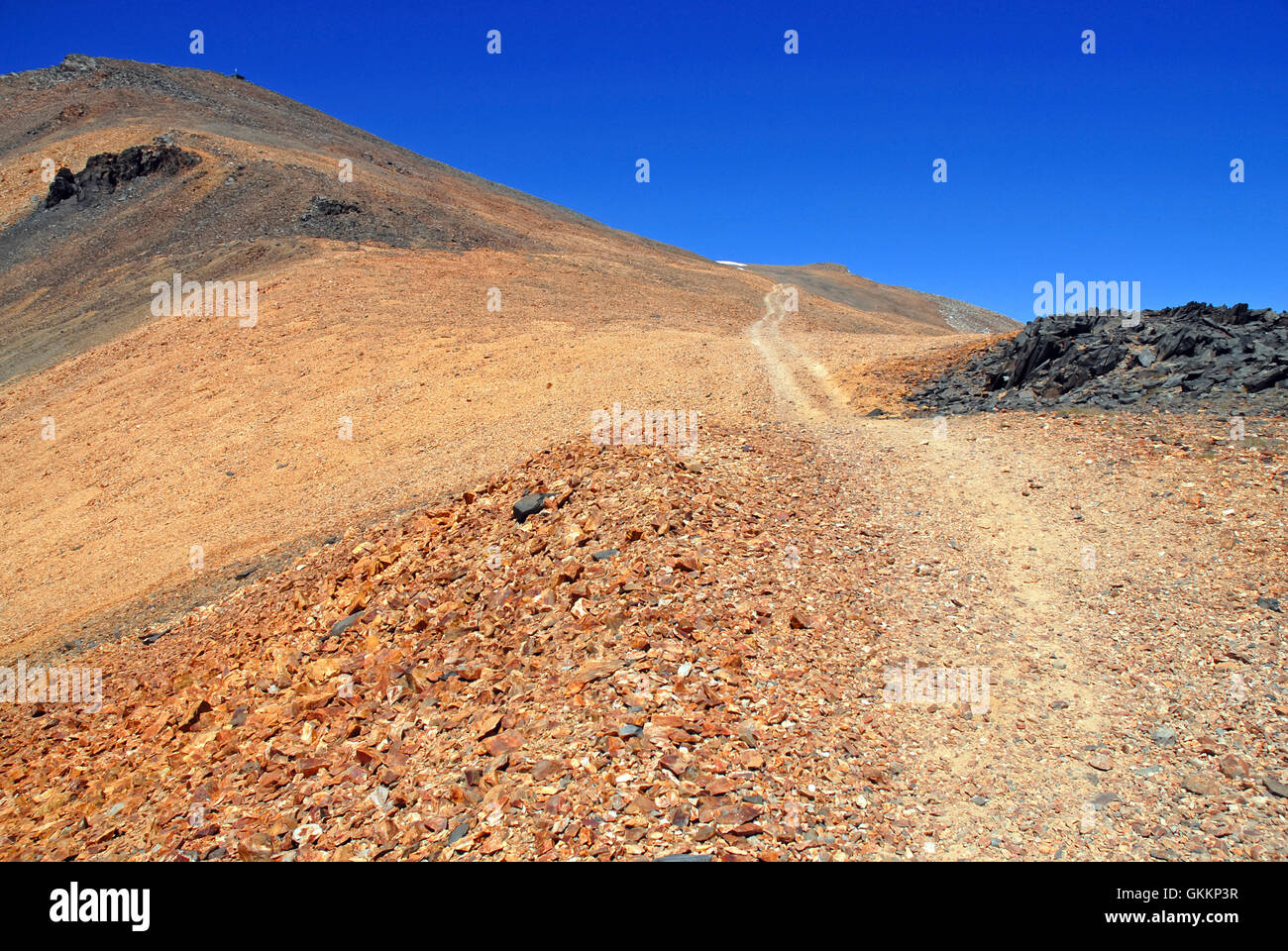 White Mountain Peak, California 14er on the Nevada border in the White ...