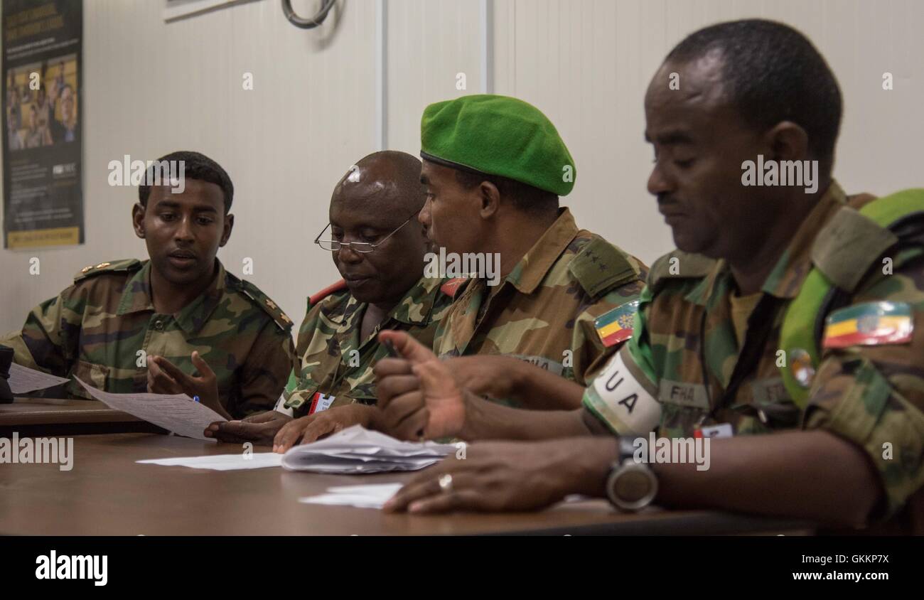 AMISOM military Public Information Officers (PIOs) attend a four-day ...