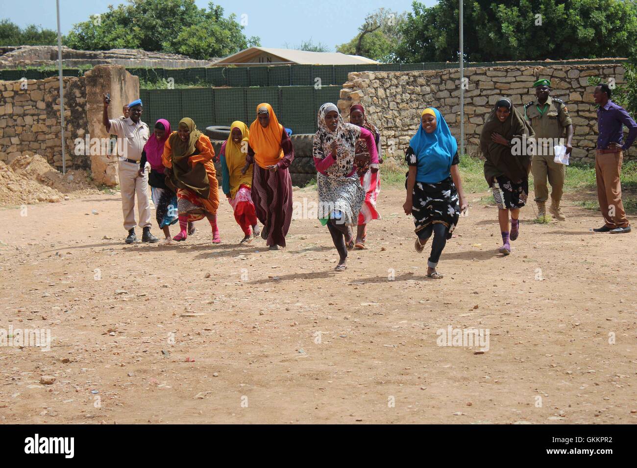 On November 10, 2015, female recruits participated in a running test as ...
