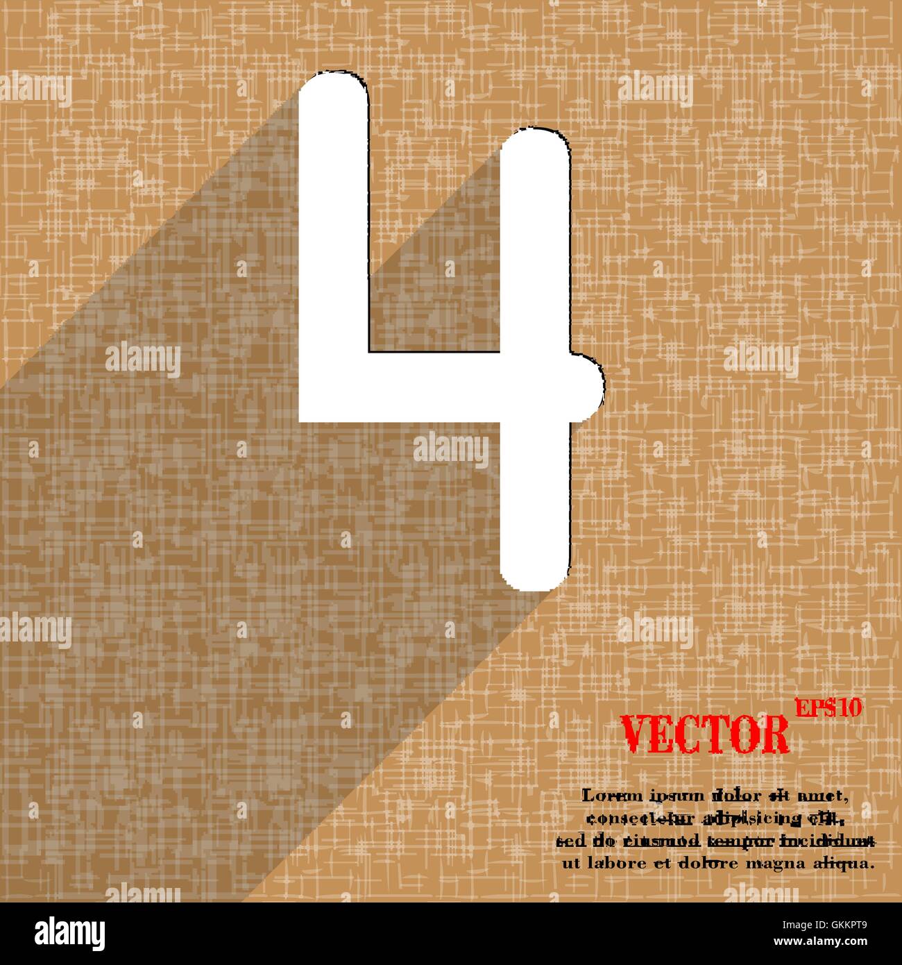 Number four icon symbol hi-res stock photography and images - Alamy
