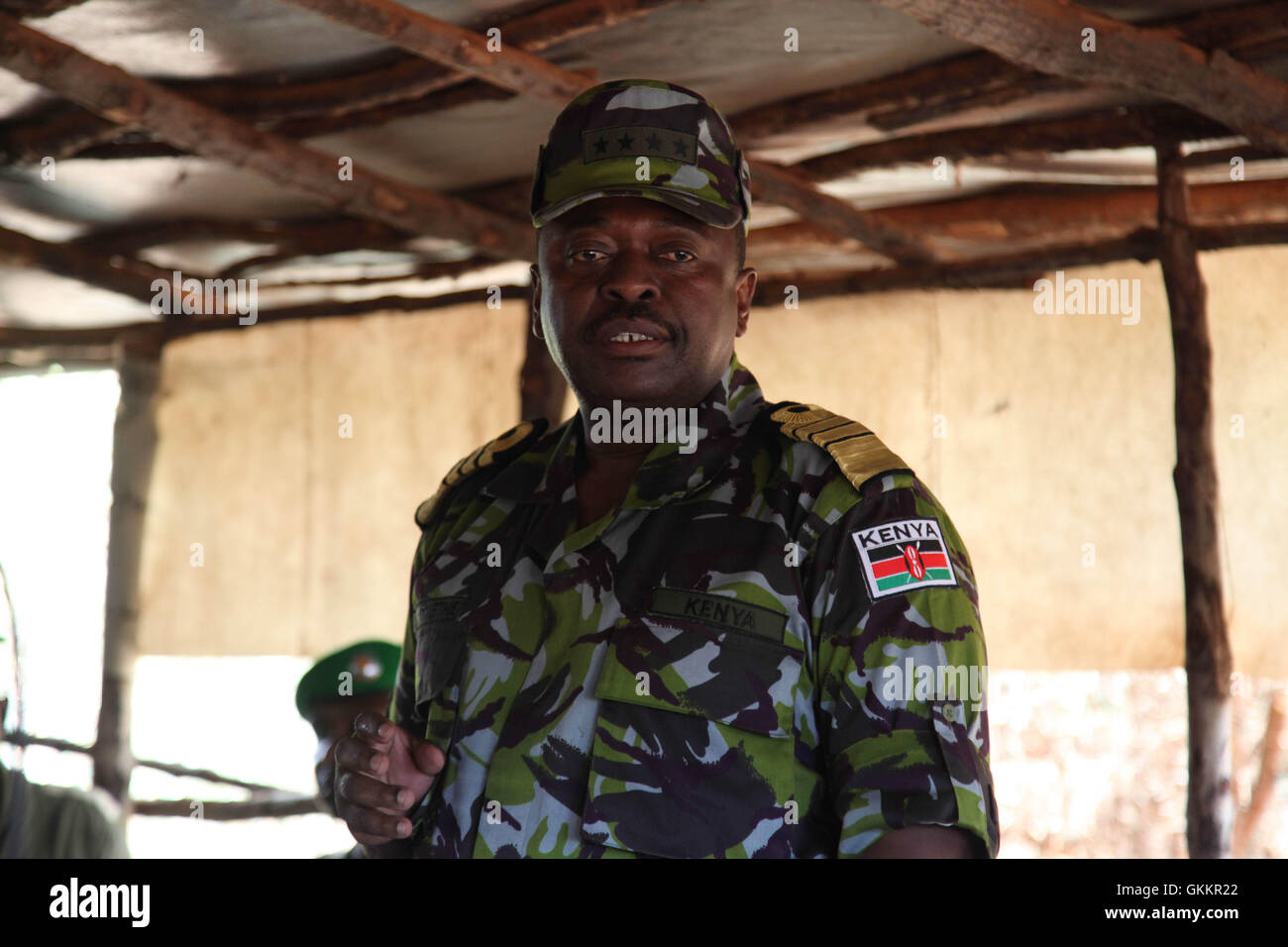 Kenya's Chief of Defense Forces General Samson Mwathethe speaks to the ...