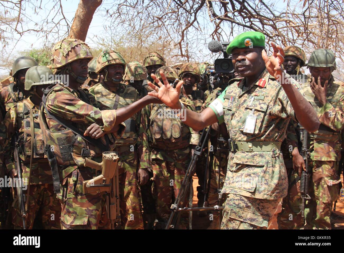 The AMISOM Deputy Force Commander for Support and Logistics, Maj. Gen ...
