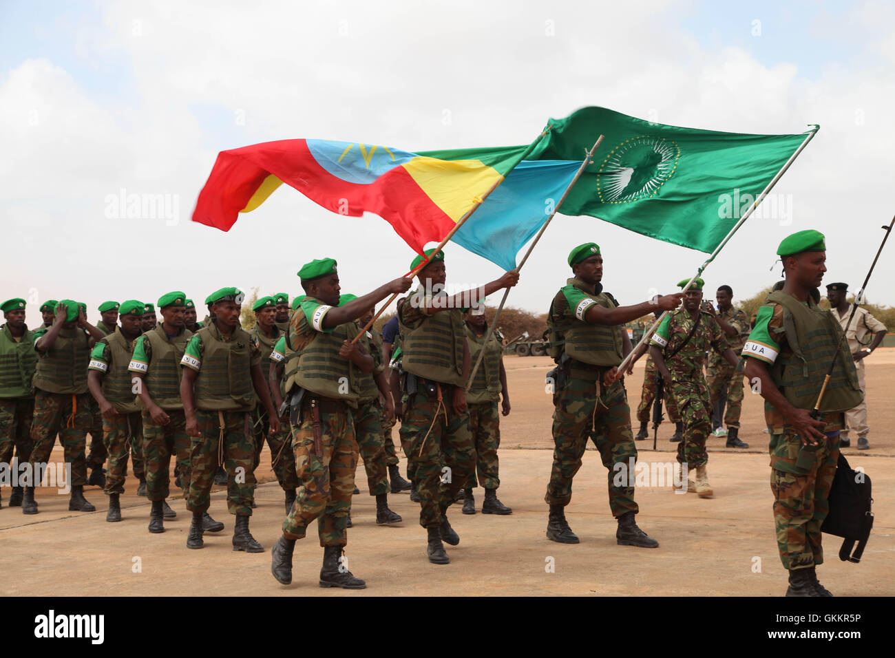 The first group of Ethiopian National Defence Forces (ENDF) troops ...